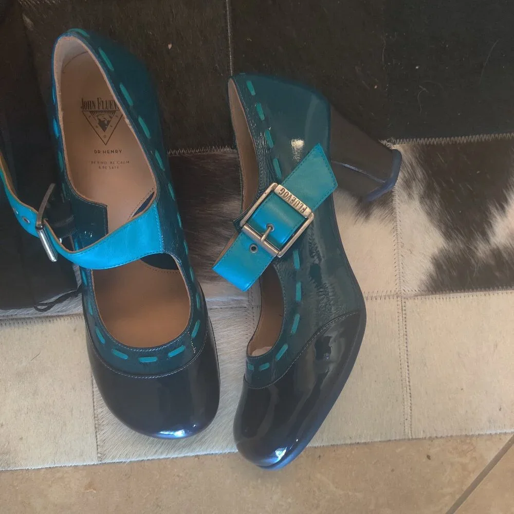 John Fluevog | Shoes | John Fluevog Dr Henry Shoes Size 2w 1m New ...
